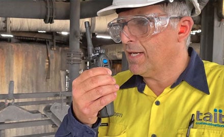 TP9700 DMR Portable Multiband Radio | Tait Communications